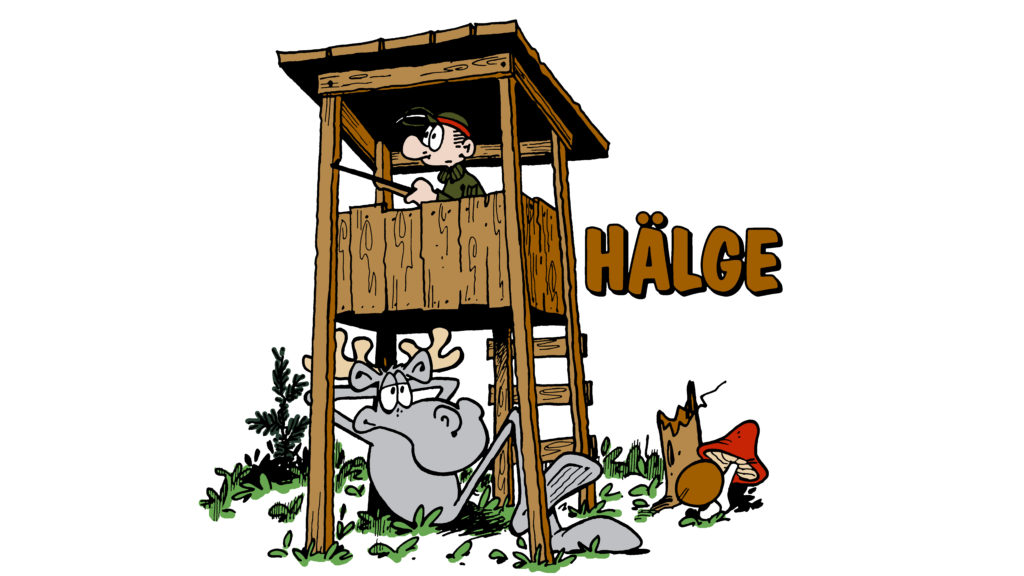 Helge - Helge er en elg. Han er ofte nedtrykt om efteråret.